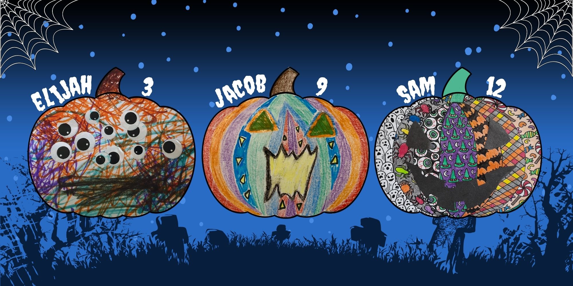 Design a Pumpkin winners! | Lets Go With The Children